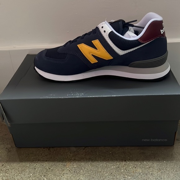 New Balance | Shoes | New In Box New Balance 574 Natural Indigo Aspen ...
